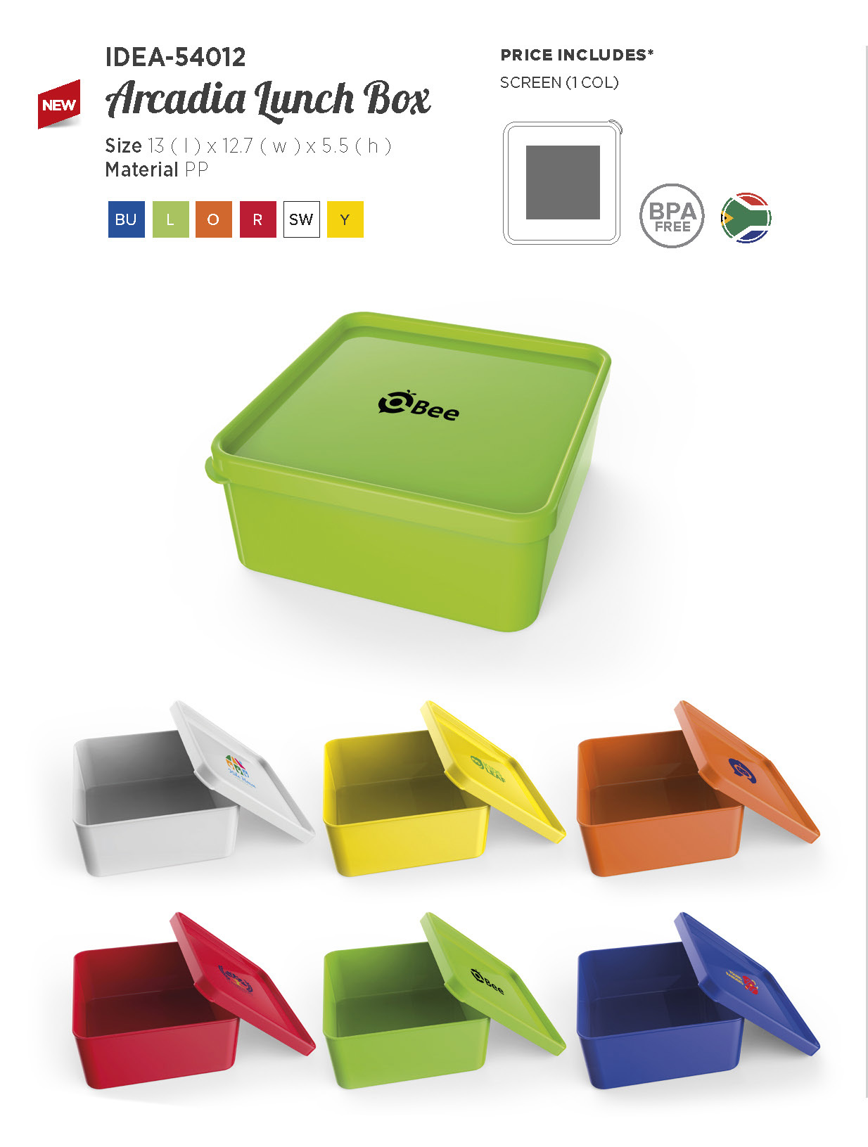 Altitude Arcadia Lunch Box On Target Promotional Gifts & Clothing (Pty) Ltd